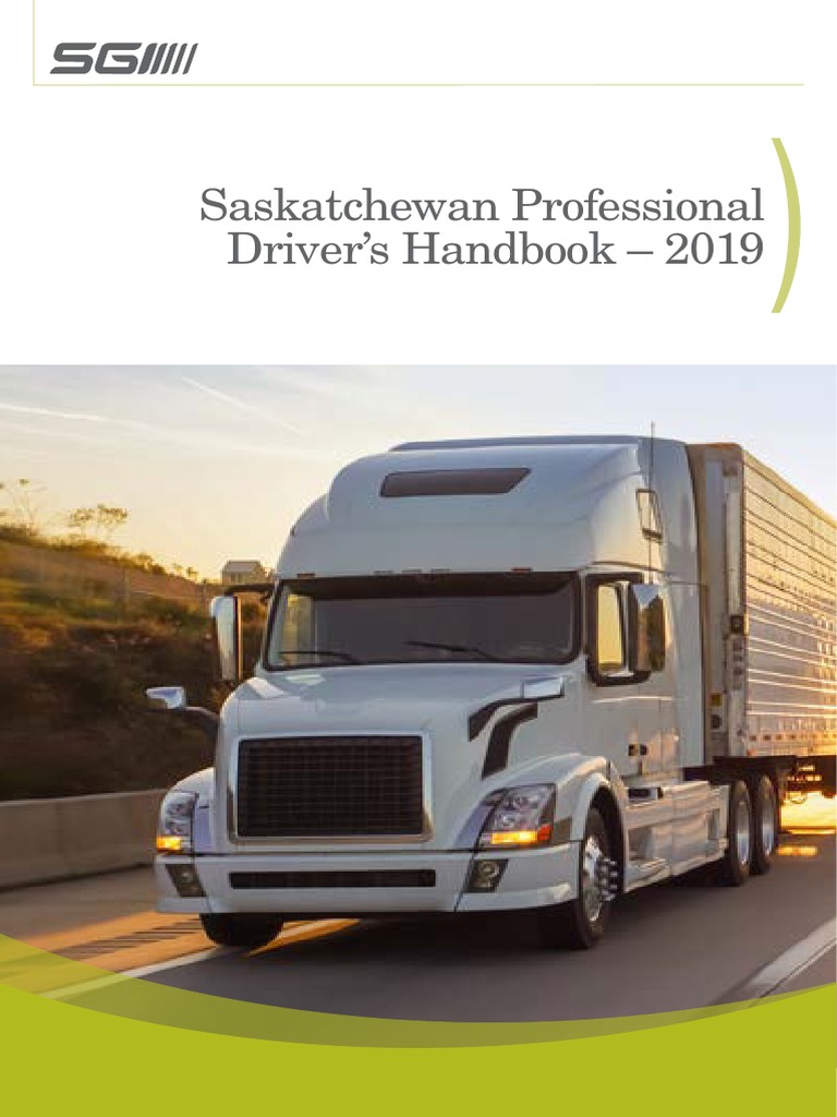 Saskatchewan Professional Driver's Handbook - 2019 | PDF | Semi Trailer ...