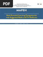 K To 12 MELCS Health | PDF | Safety | Learning