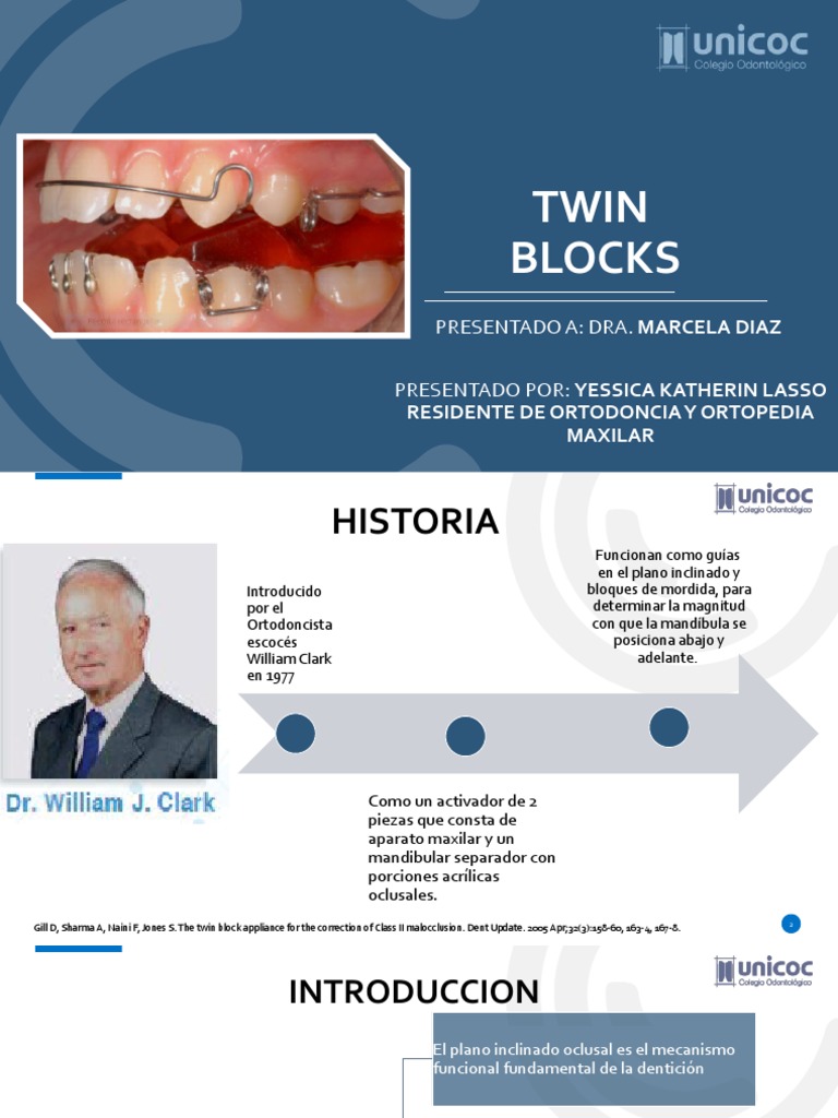 Exposicion Twin Blocks | PDF | Ortodoncia | Anatomia dental