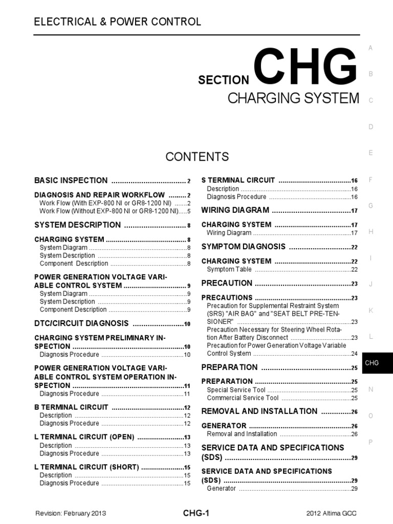 Charging System: Section | PDF | Fuse (Electrical) | Electrical Connector