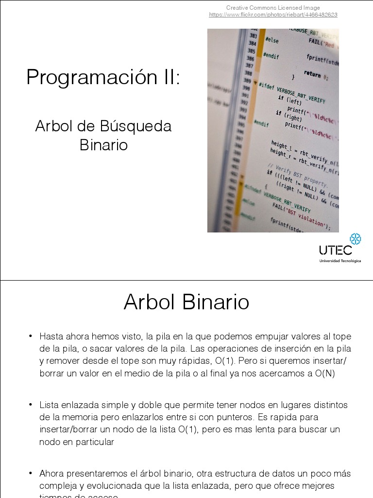 Arbol Busqueda Binaria | PDF | Puntero (Programación de computadora) | Ingeniería de software