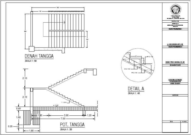 Perencanaan Tangga | PDF