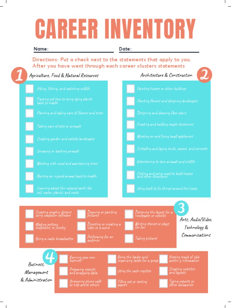 Career Inventory | PDF | Logistics | Engineering