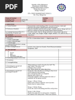 Explicit Teaching Lesson Plan in English | PDF | Verb | Lesson Plan