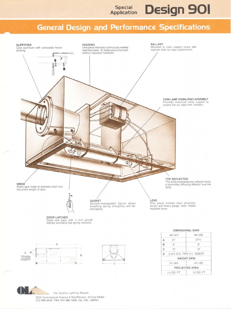 QL Special Application Design 901 91F & 93F Spec Sheet 1984 | PDF ...