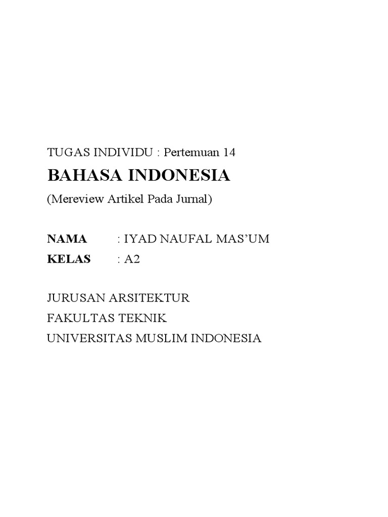 IYAD NAUFAL MAS'UM - 03420200062 - A2 - Tugas Final Review Artikel ... IYAD NAUFAL MAS'UM - 03420200062 - A2 - Tugas Final Review Artikel ...