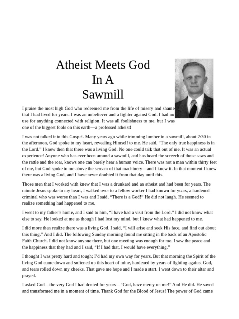 Walt Smith | PDF | God | Religion And Belief