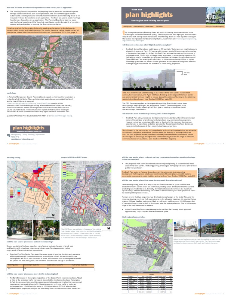 Plan Highlights T | PDF | Parking | Zoning