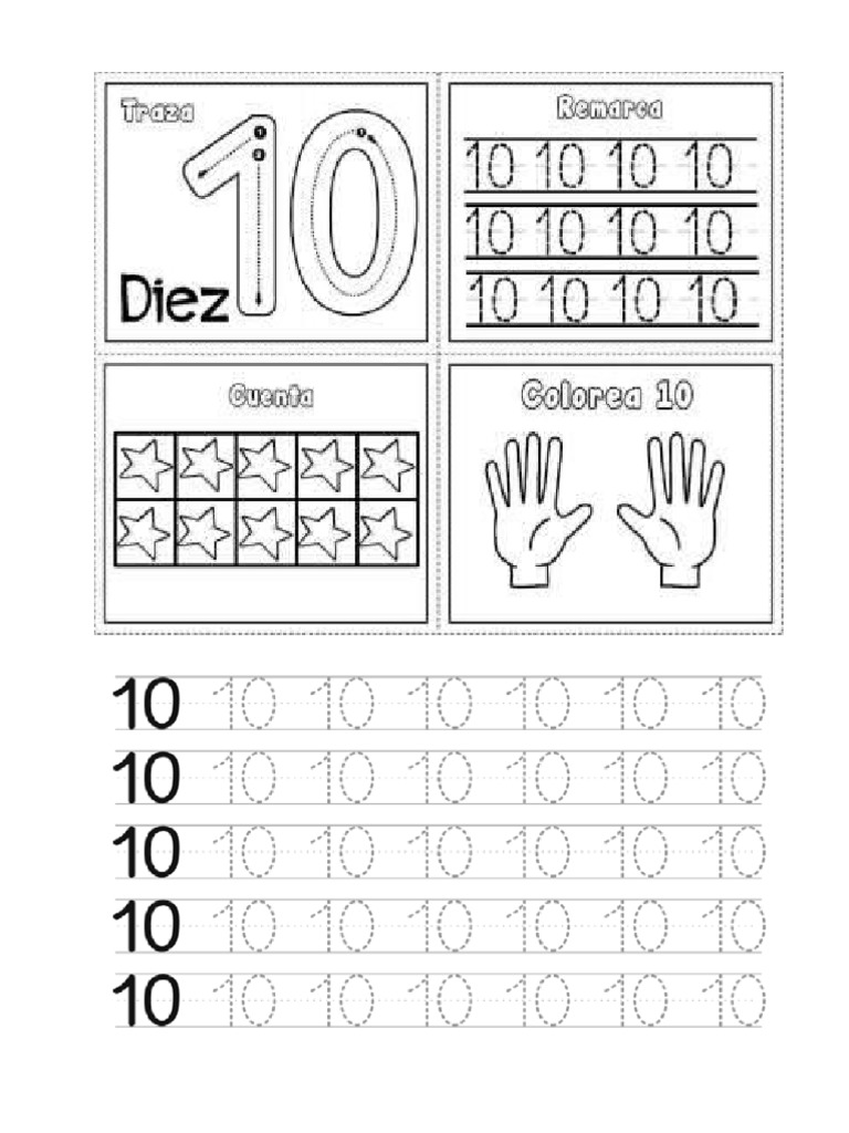 Actividades de Numero 10 | PDF