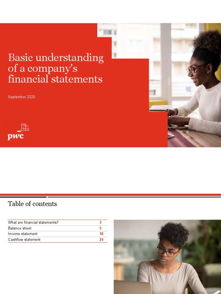 Basic Understanding of A Company's Financial Statements: September 2020 ...
