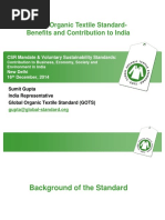 GOTS V 8.0 Draft 1.0 | PDF | Textiles | Certification