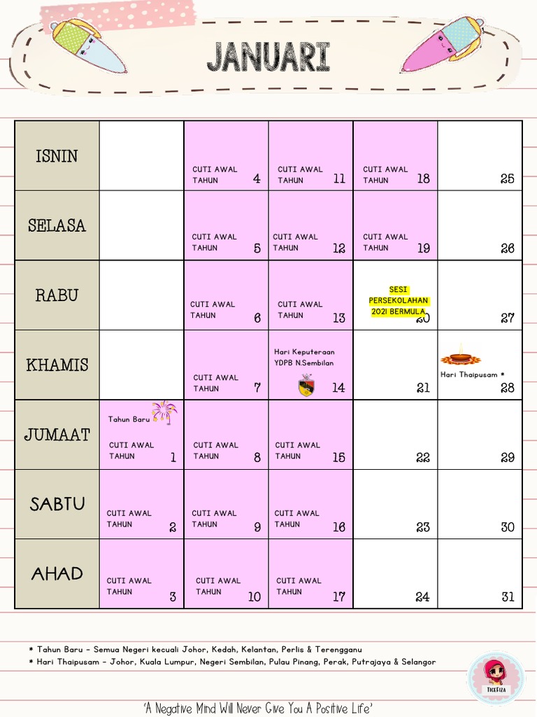 Divider Minggu (Kumpulan A) 2021 | PDF