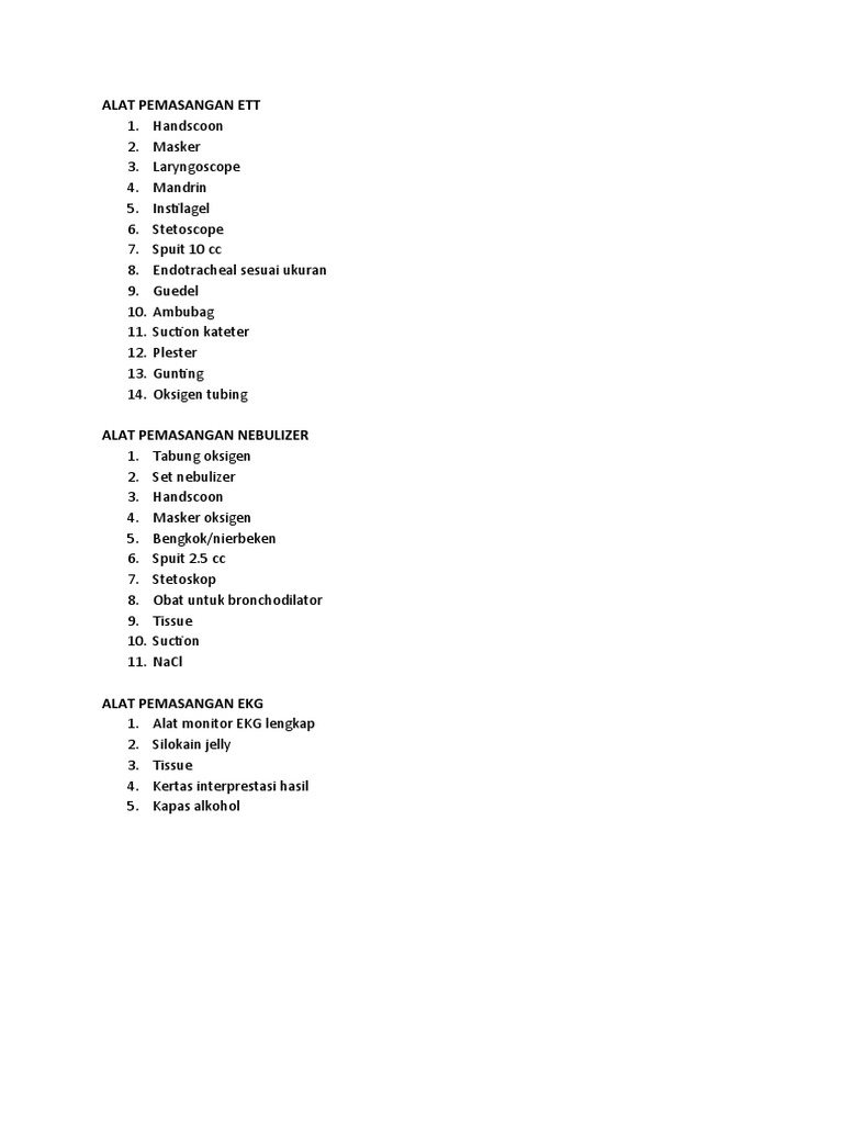 Alat Pemasangan Ett | PDF