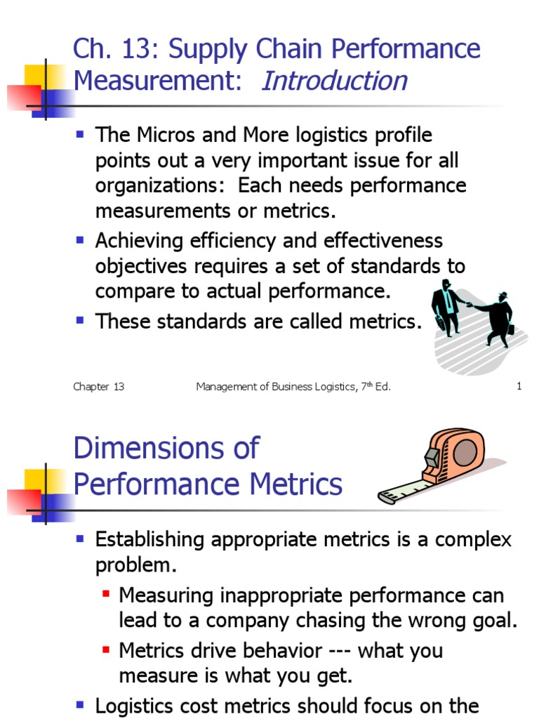 Ch. 13: Supply Chain Performance Measurement:: Management of Business ...