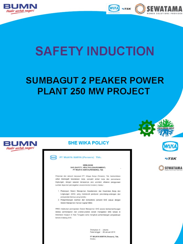 Format Safety Induction English r1 | PDF | Emergency Evacuation | Emergency