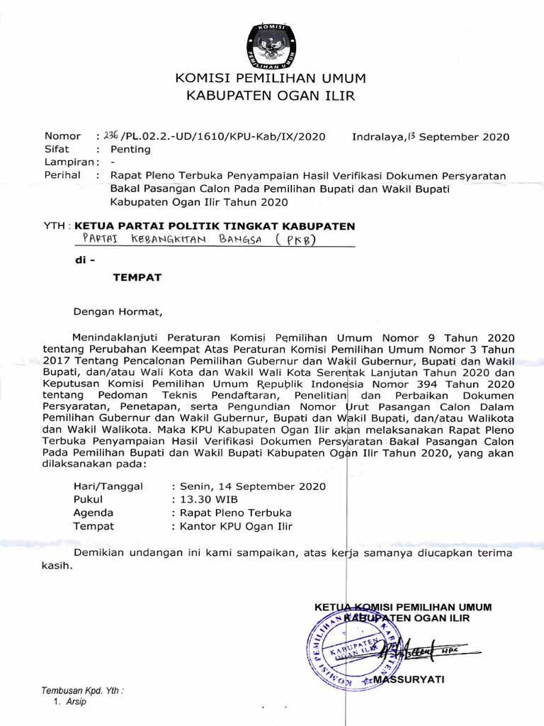 Surat Partai | PDF