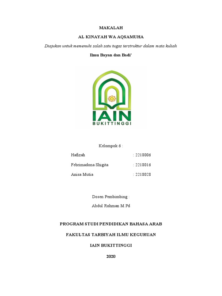 Ilmu Bayan 6 | PDF