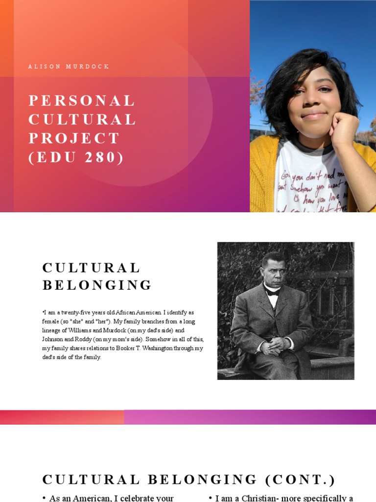 Artifact 1 Personal Cultural Project | PDF | Family | Society
