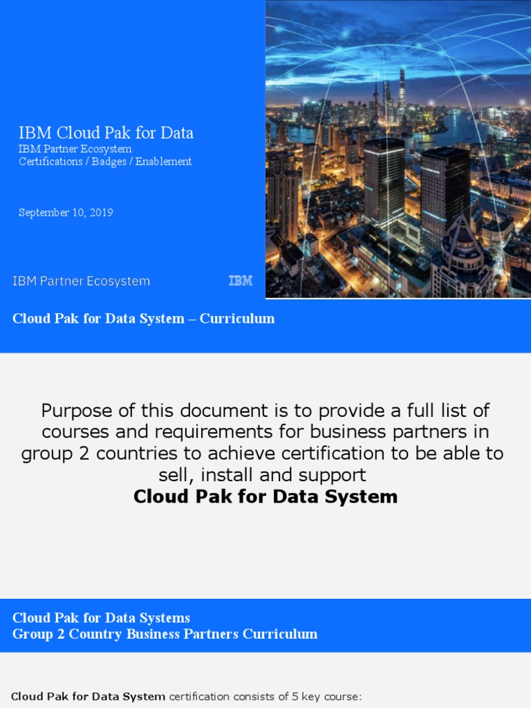 Cloud Pak For Data Documentation