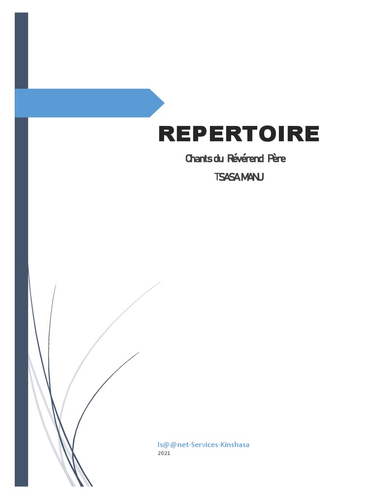 Recueil - Partitions - QLQ Chants Du Père Tsasa | PDF