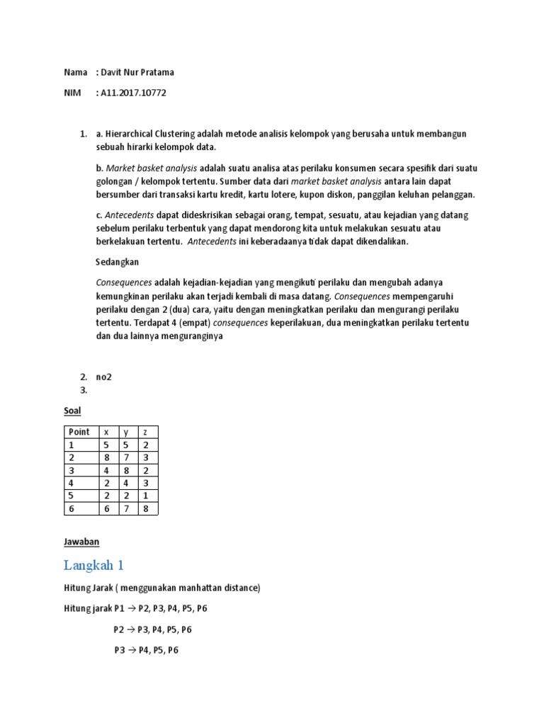 Latihan Soal Uas Data Mining Pdf