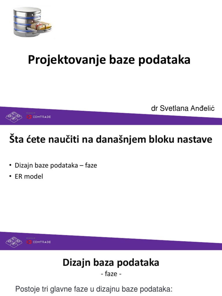 04 Projektovanje Baze Podataka | PDF