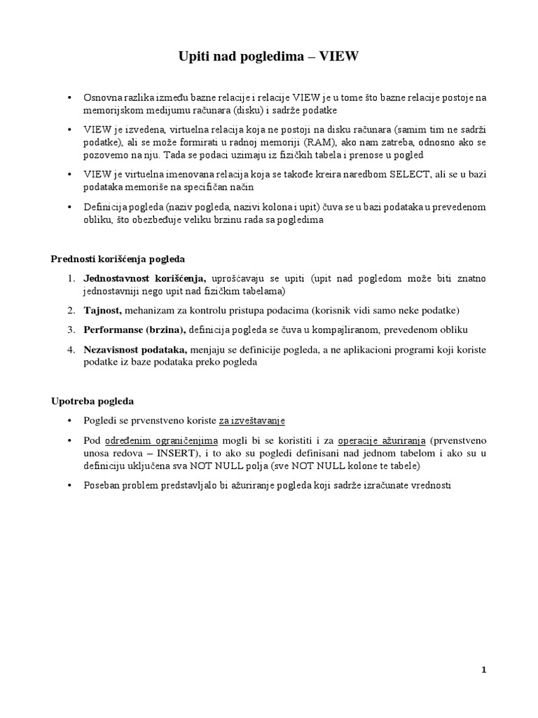 18 Upiti - V Deo - View | PDF