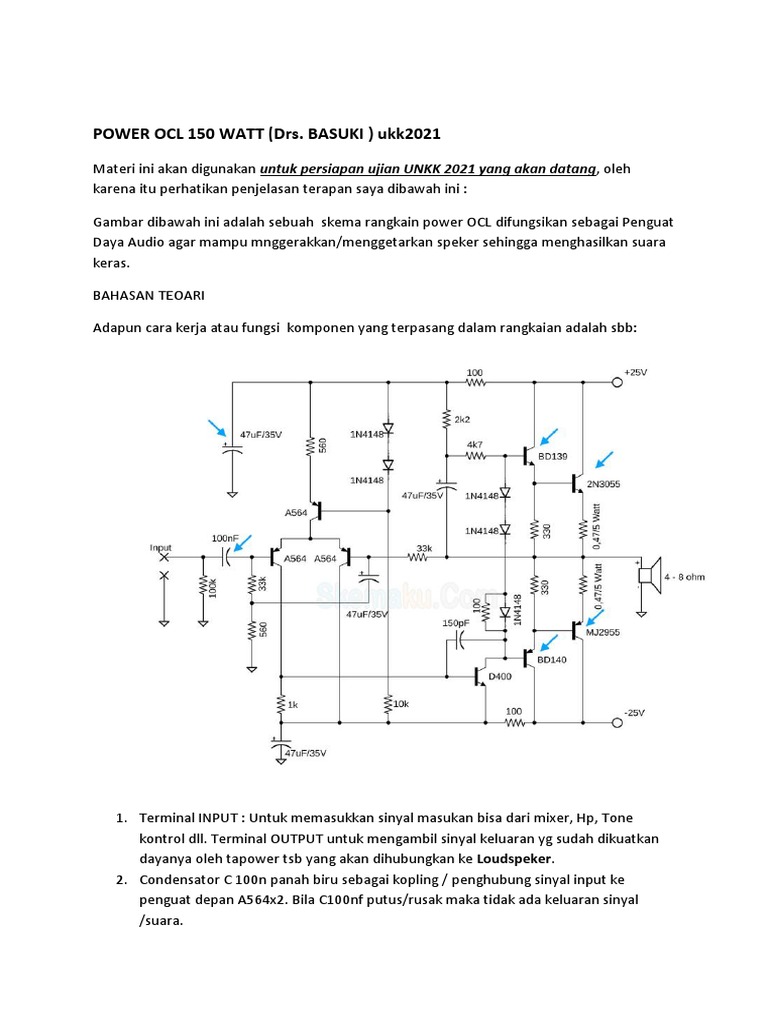Materi Power 150 Watt Ocl Rev & Ukk | PDF