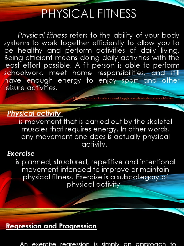 Understanding Physical Fitness Basics | PDF | Physical Fitness ...