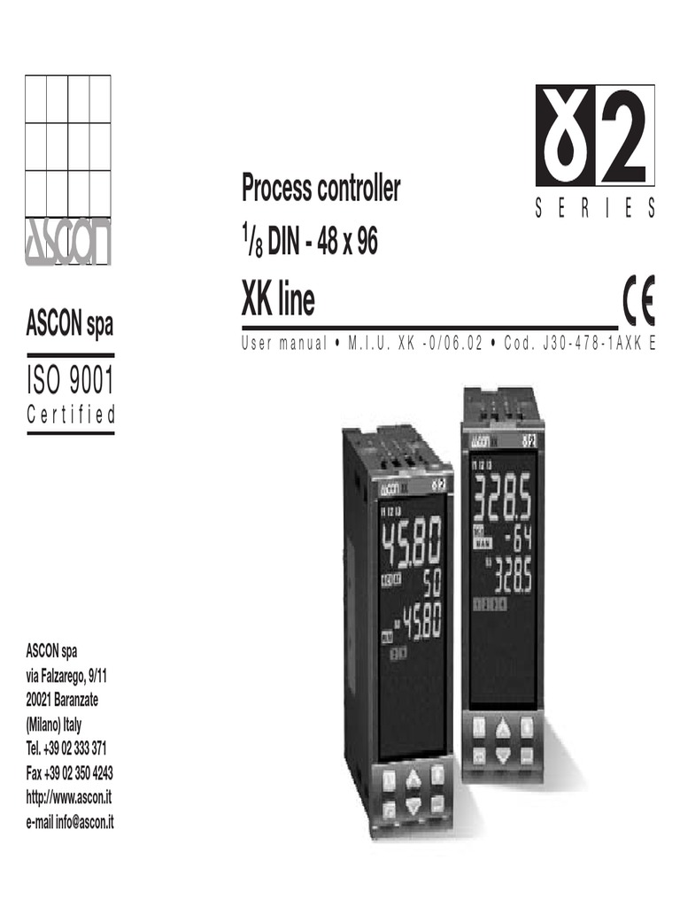 Manual Ascon - 2 | PDF | Relay | Power Supply