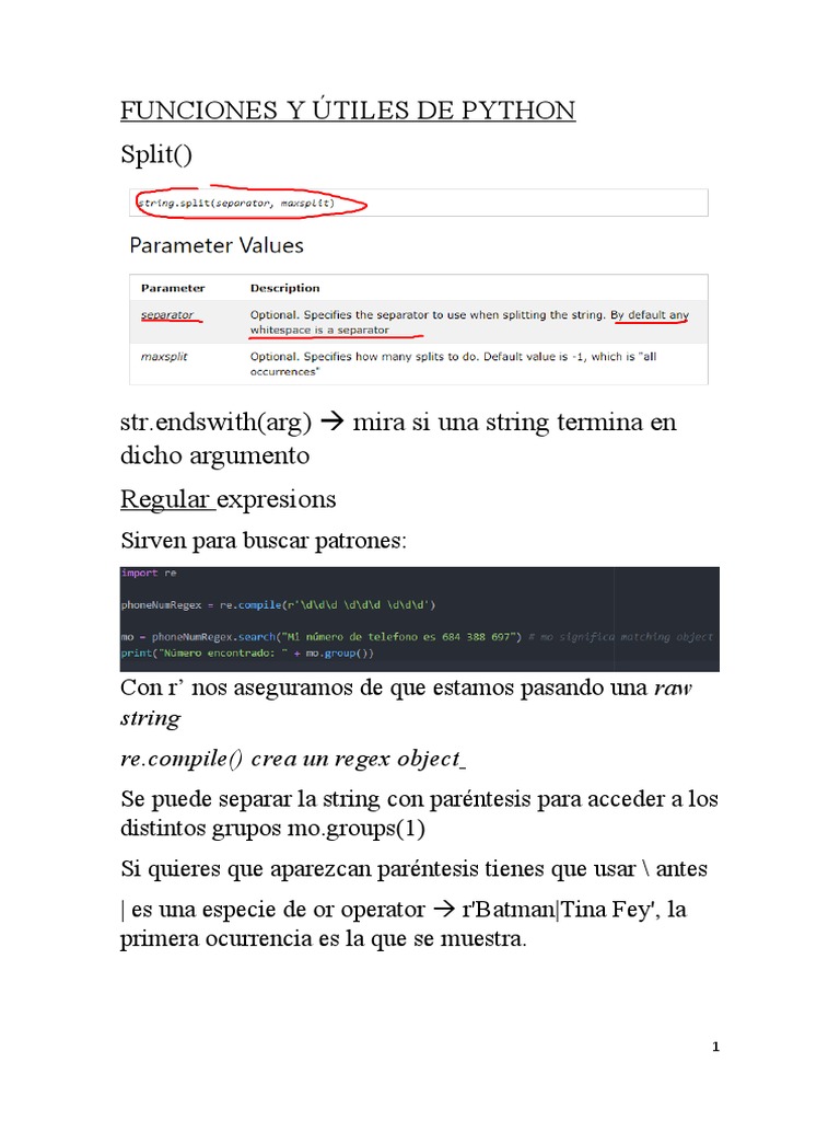 Apuntes de Python | PDF | Json | Python (lenguaje de programación)