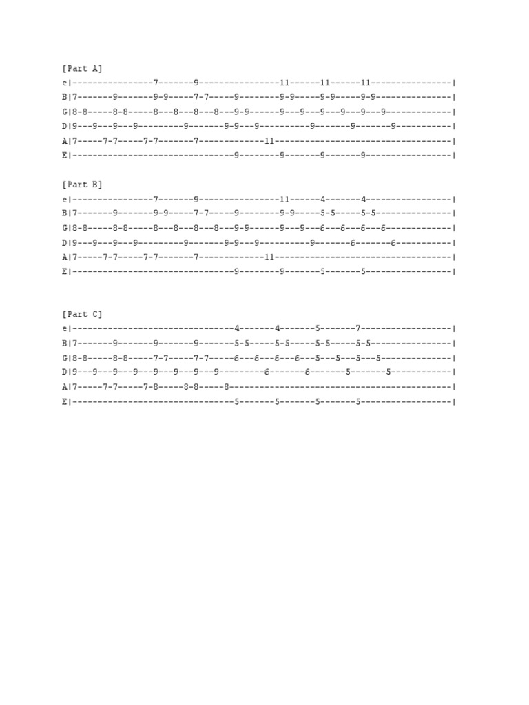 SZA Good Days Tab (Daniel Choi) | PDF | Song Structure | Musical Forms