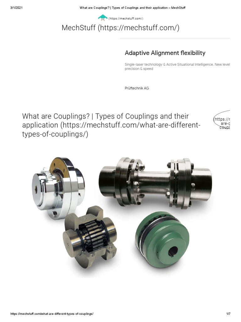 What Are Couplings - Types of Couplings and Their Application ...