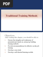 Chapter 7 Traditional Training Methods | PDF | Lecture | Behavioural ...