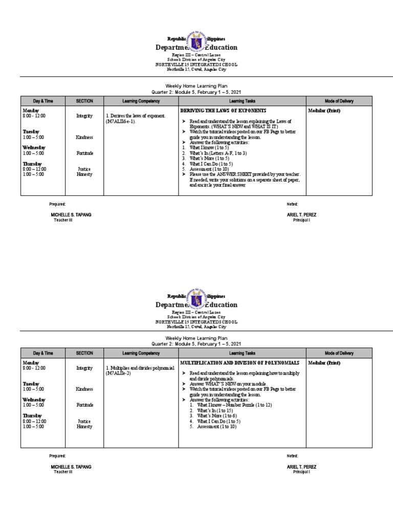 Department of Education: Republic of The Philippines | PDF ...