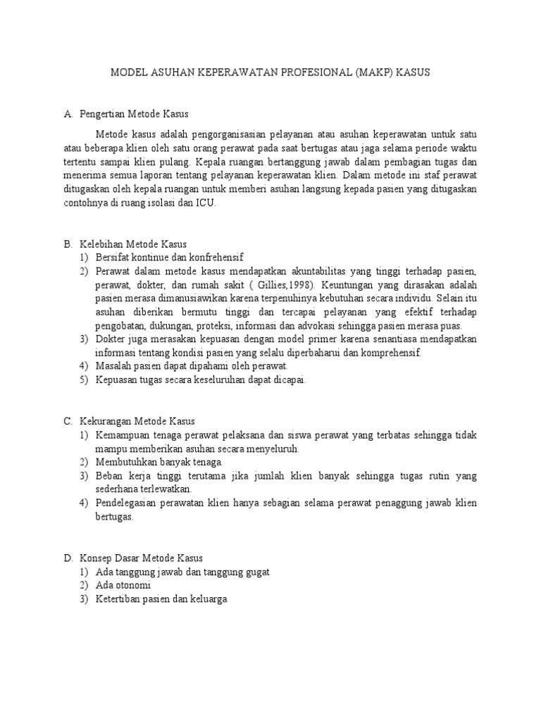 Materi Makp Kasus | PDF