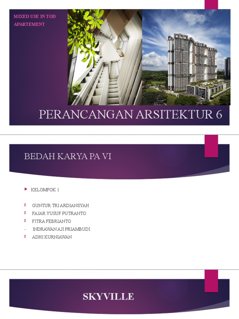 Perancangan Arsitektur 6 - Kelompok 1 | PDF