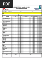 Daily Inspection Checklist For Diesel Tanker | PDF