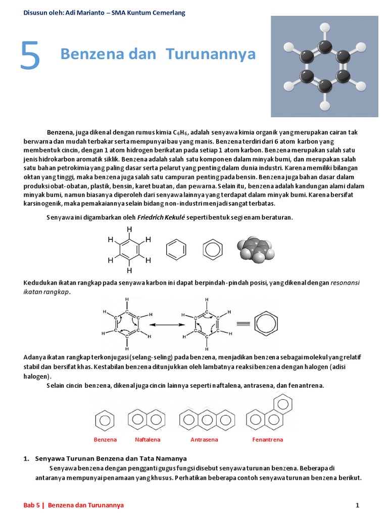Benzena Dan Turunannya | PDF