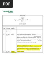 Moderator Script | PDF