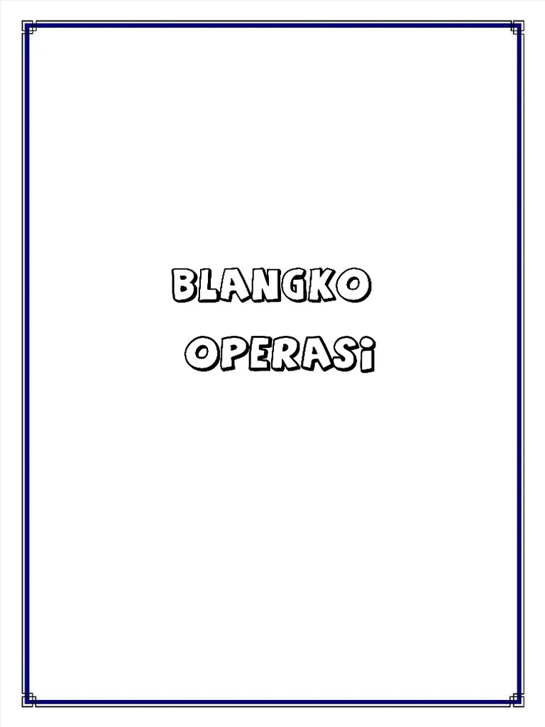 Contoh Blanko | PDF