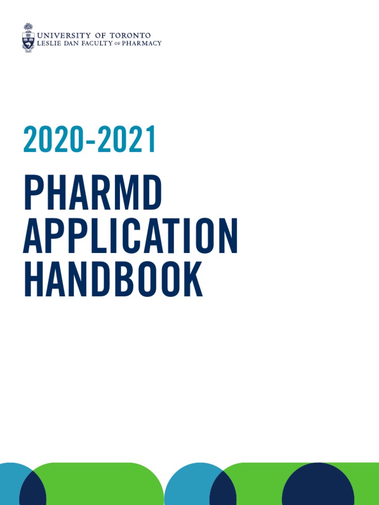 PharmD Handbook 2020-2021 09 | PDF | University And College Admission ...