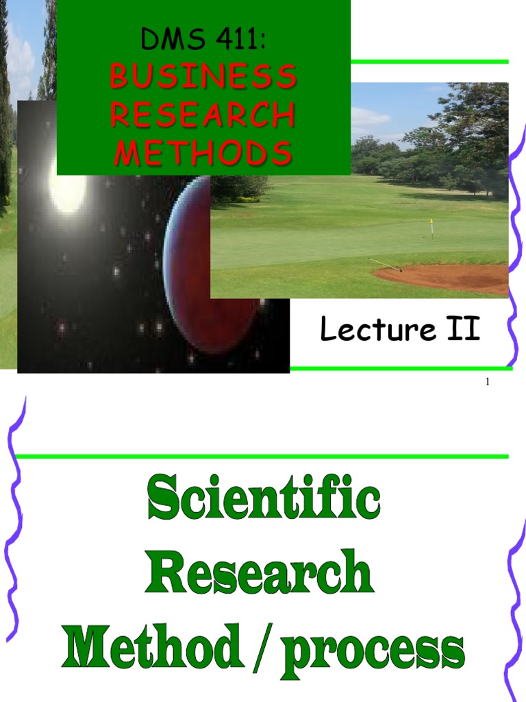Lecture 2 - Scientific Research Method | PDF | Scientific Method | Hypothesis