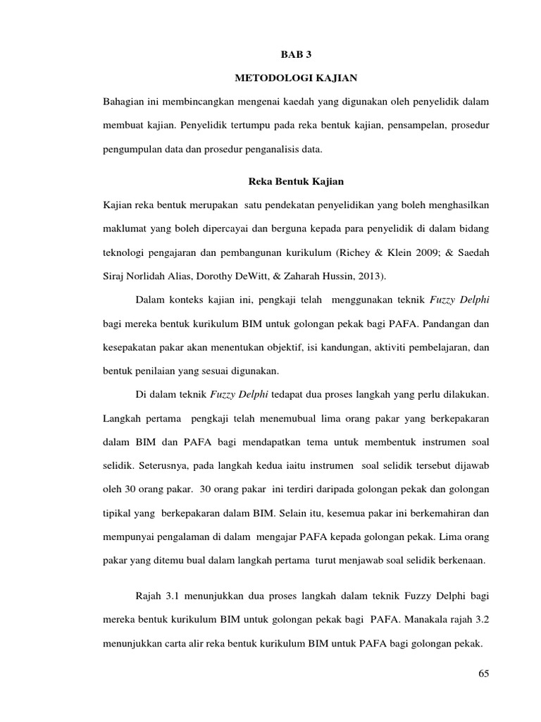 Bab - 3 Kaedah Fuzzy Delphi | PDF