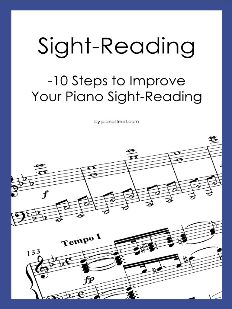 10 Steps To Improve Your Piano Sight - Reading | PDF | Interval (Music ...