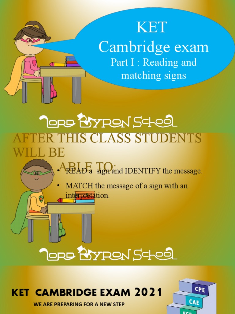 Ket Reading and Writing Part 1 | PDF | Career & Growth | Language Arts ...