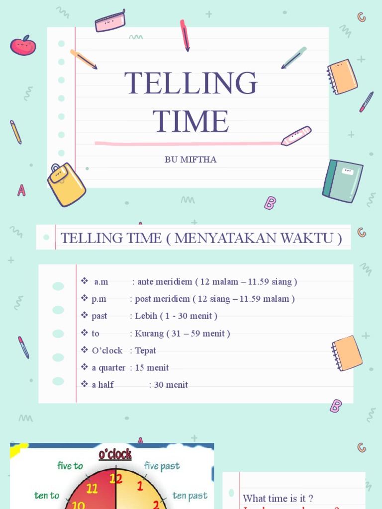 Telling Time | PDF