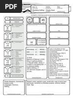 Chriss Robotech 2nd Edition Character Sheet | PDF | Military Technology ...
