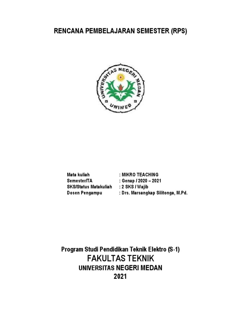 2-Rps Micro Teaching (Pte) Genap 20-21 | PDF