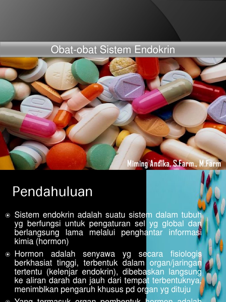 Obat dan Hormon dalam Sistem Endokrin | PDF